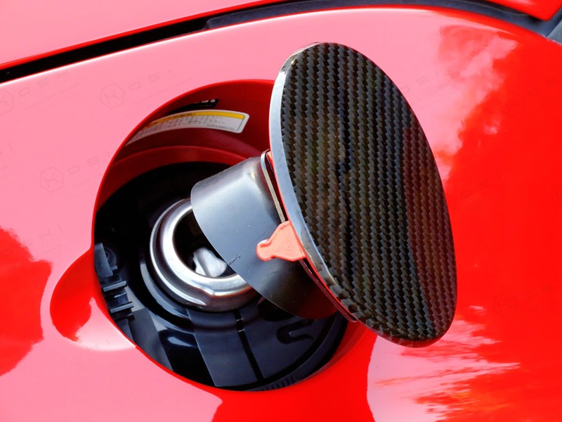 Carbon fiber Alfa Romeo 4C fuel flap | Koshi Group L.L.C.