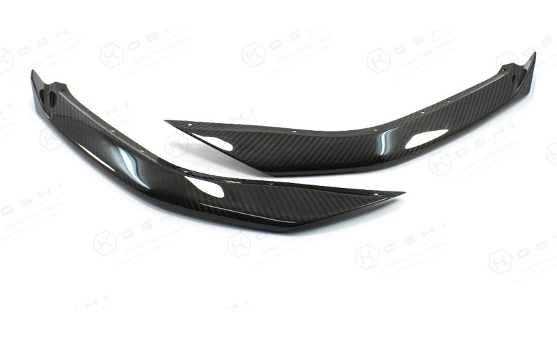Carbon fiber 4C front flaps splitter lips | Koshi Group LLC