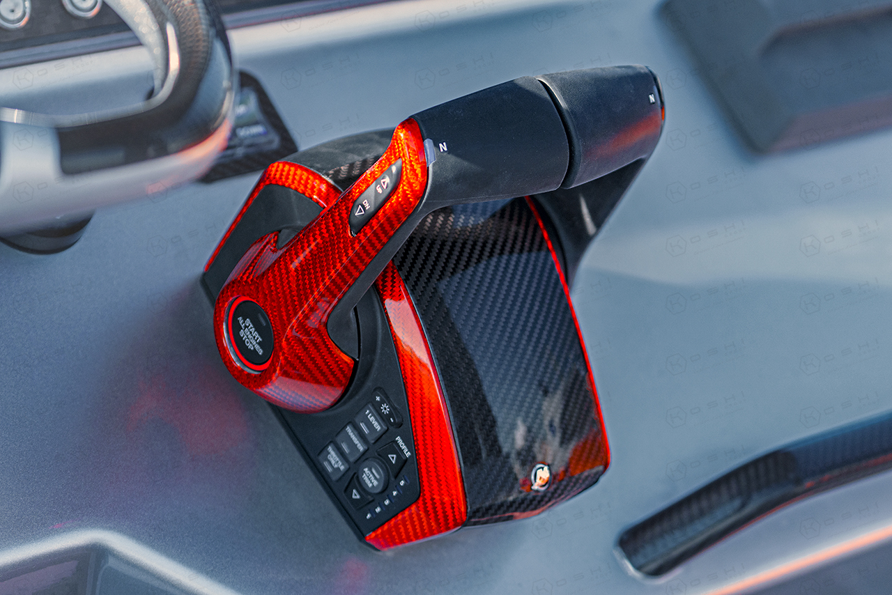 Carbon Fiber Mercury Next Gen DTS Multi-Engine Control Throttle Cover ...